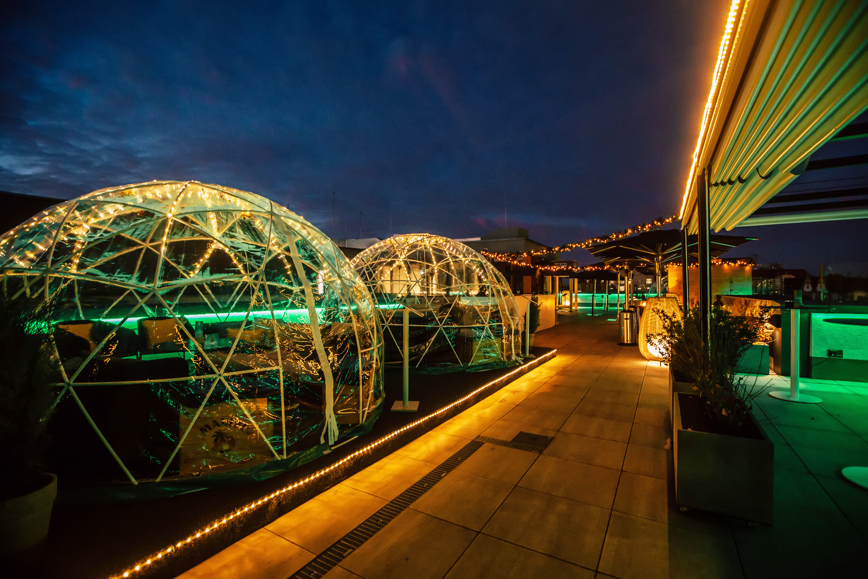 Cabana Rooftop Terrace Bar in INNSiDE Leipzig | Melia.com